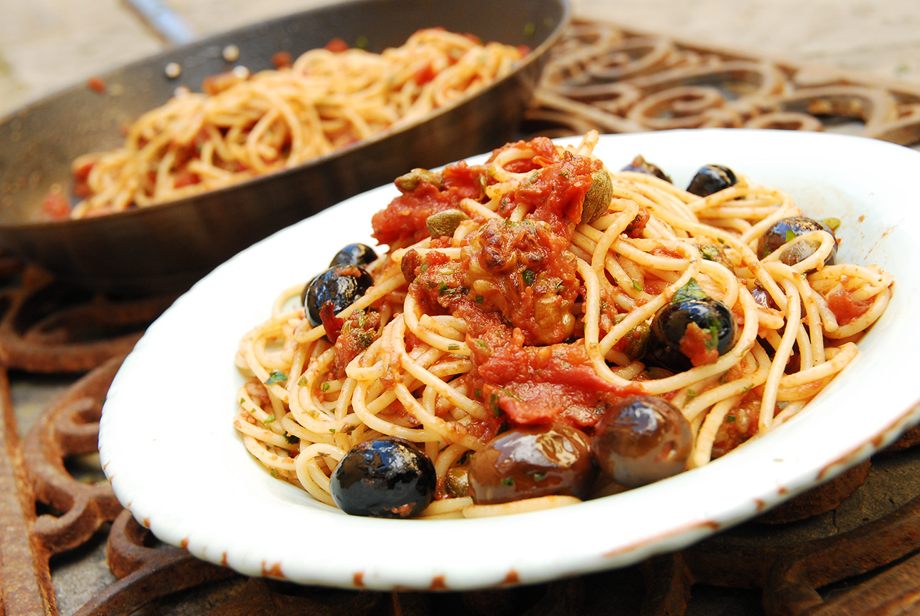 A Series Of Unfortunate Events Pasta Puttanesca Recipe - HungryForever ...