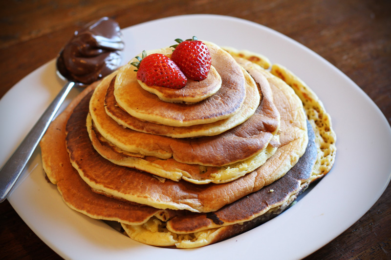 Nutella Pancakes | Pancake Recipe | Nutella Stuffed Pancakes ...