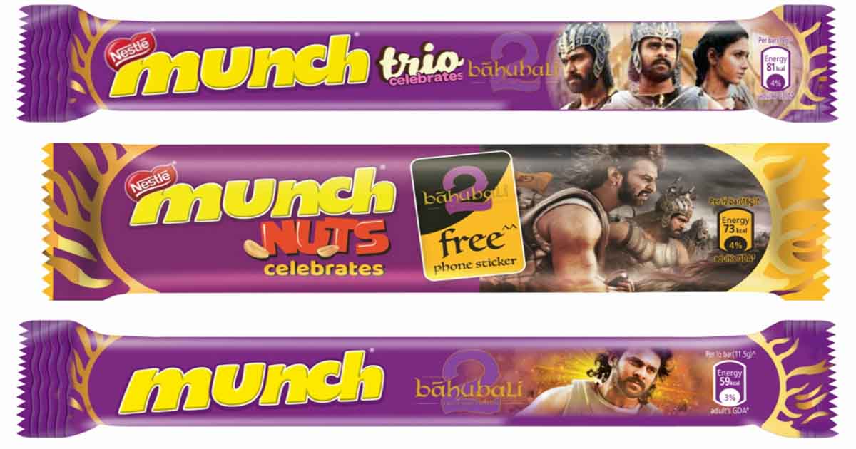 Nestlé Munch Ties Up With Bahubali 2 And Will Be Releasing Special ...