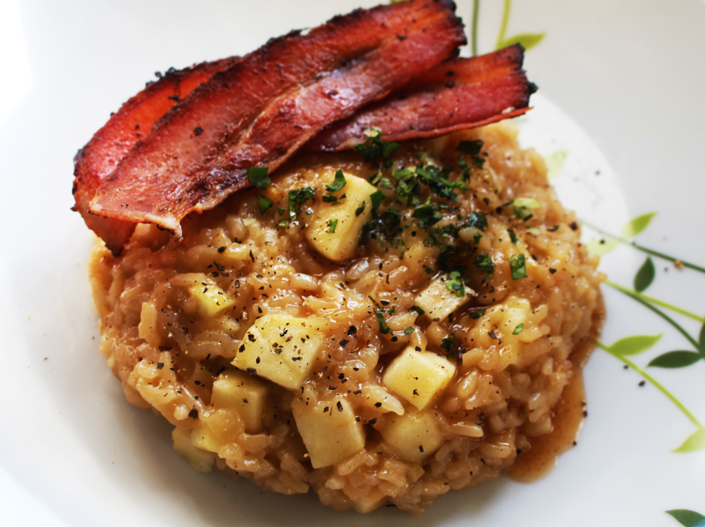 Food Wars Apple Risotto Recipe - HungryForever Food Blog