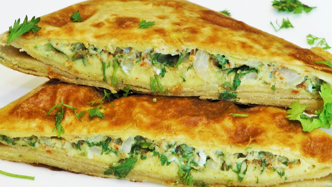 Spicy Egg Paratha Recipe | Stuffed Anda Paratha Recipe