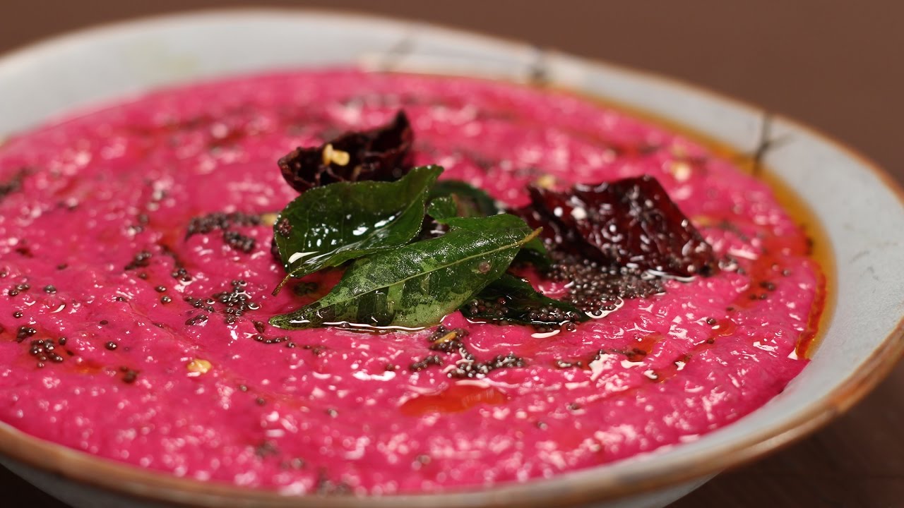 Beetroot Pachadi Recipe | Kerala Style Beetroot Pachadi