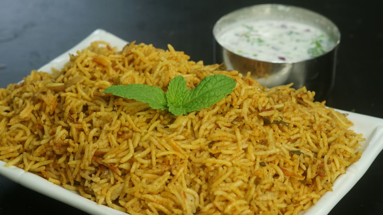 Plain Biryani Recipe | Easy Kuska Biryani Recipe | HungryForever
