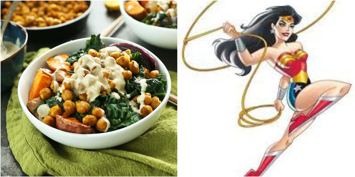 Wonder Woman's Ambrosia Salad - HungryForever Food Blog