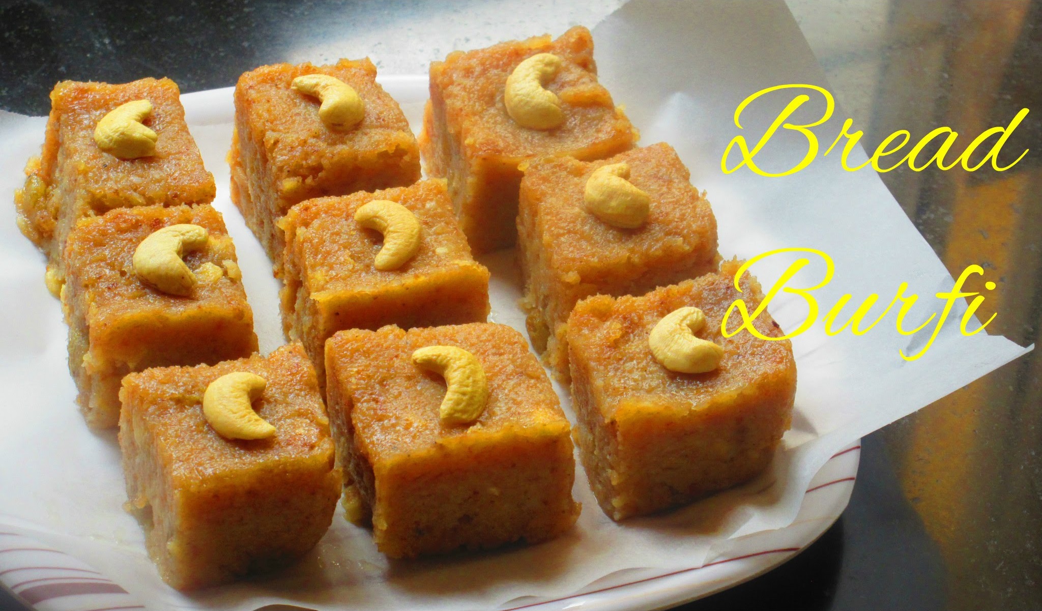 Bread Barfi Recipe | How To Make Bread Barfi | HF Food Blog