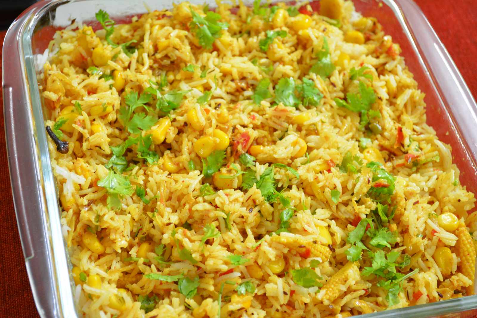 Sweet Corn Fried Rice Recipe | Easy Sweet Corn Pulao Recipe