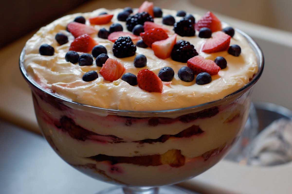 FRIENDS Rachel's Traditional English Trifle Recipe - HungryForever Food ...
