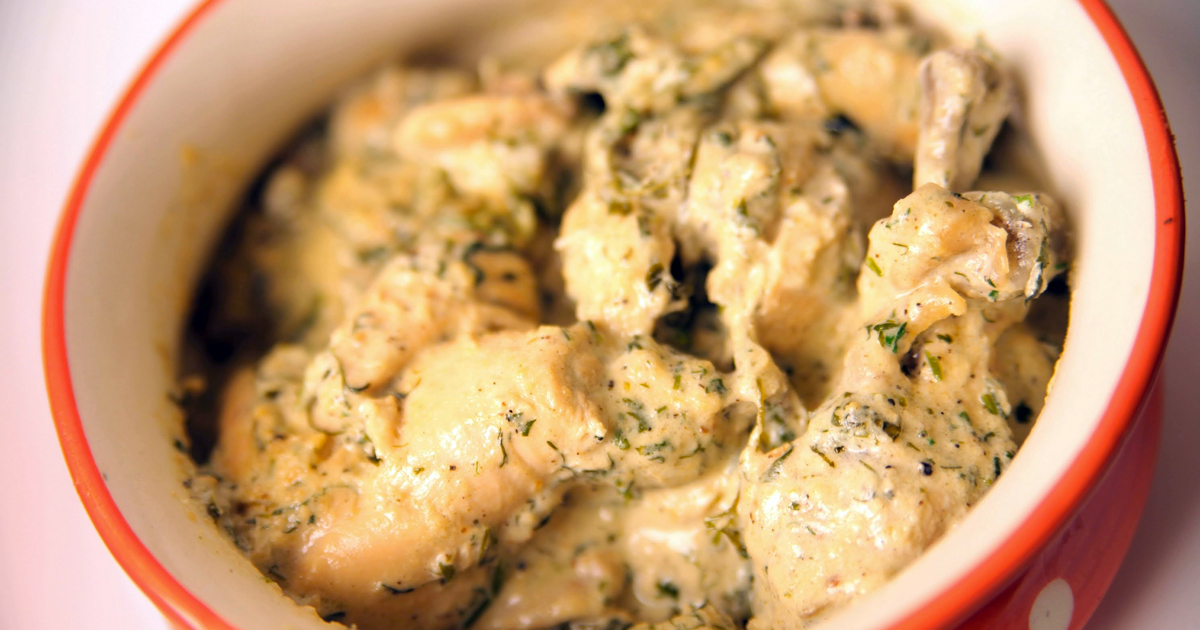 Dahi Chicken Curry Recipe - HungryForever Food Blog