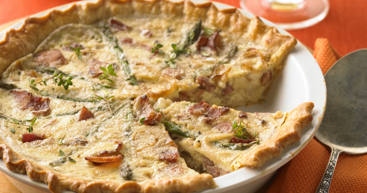 Pork & Ham Tart Recipe - HungryForever Food Blog