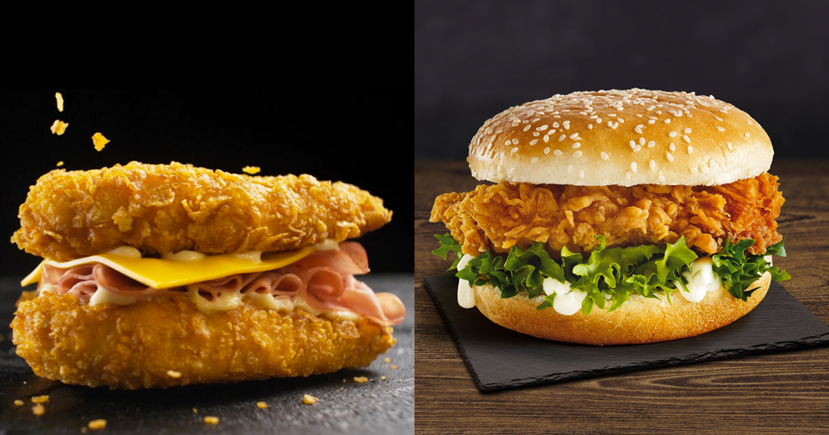 KFC Double Down v/s KFC Chicken Zinger, What's Your Pick? #POLL ...