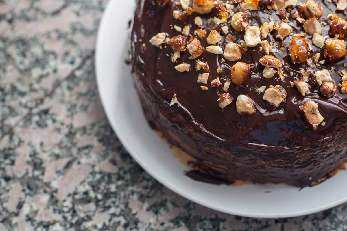 Frozen Hazelnut Cake Recipe - HungryForever Food Blog