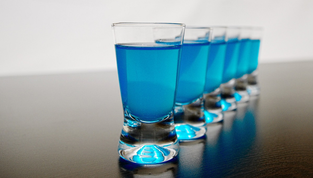 Fuzzy Blue Gobbler - HungryForever Food Blog