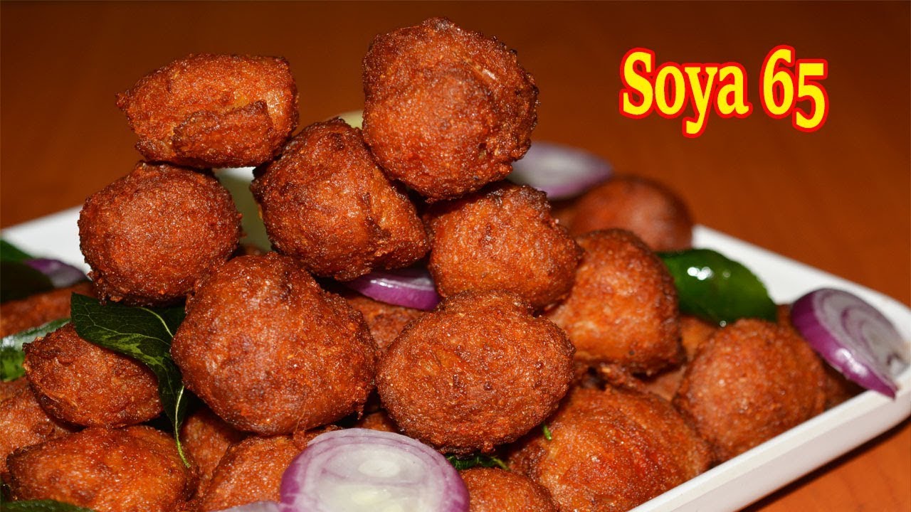 Soya 65 | Meal Maker Recipe | How To Make Soya Nuggets 65