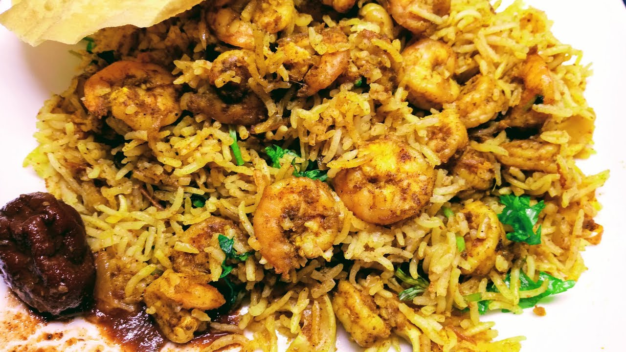 Kolambi Bhaat (Prawn Rice) Recipe | Hungryforever