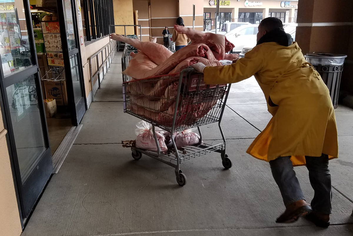 Uncovered Raw Meat In Carts Makes The Hygiene Of 99 Ranch Market ...