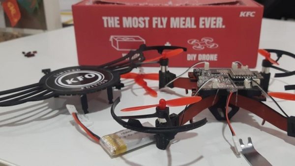 With The Launch of Smoky Wings In India KFC Debuts Drone Packaging ...