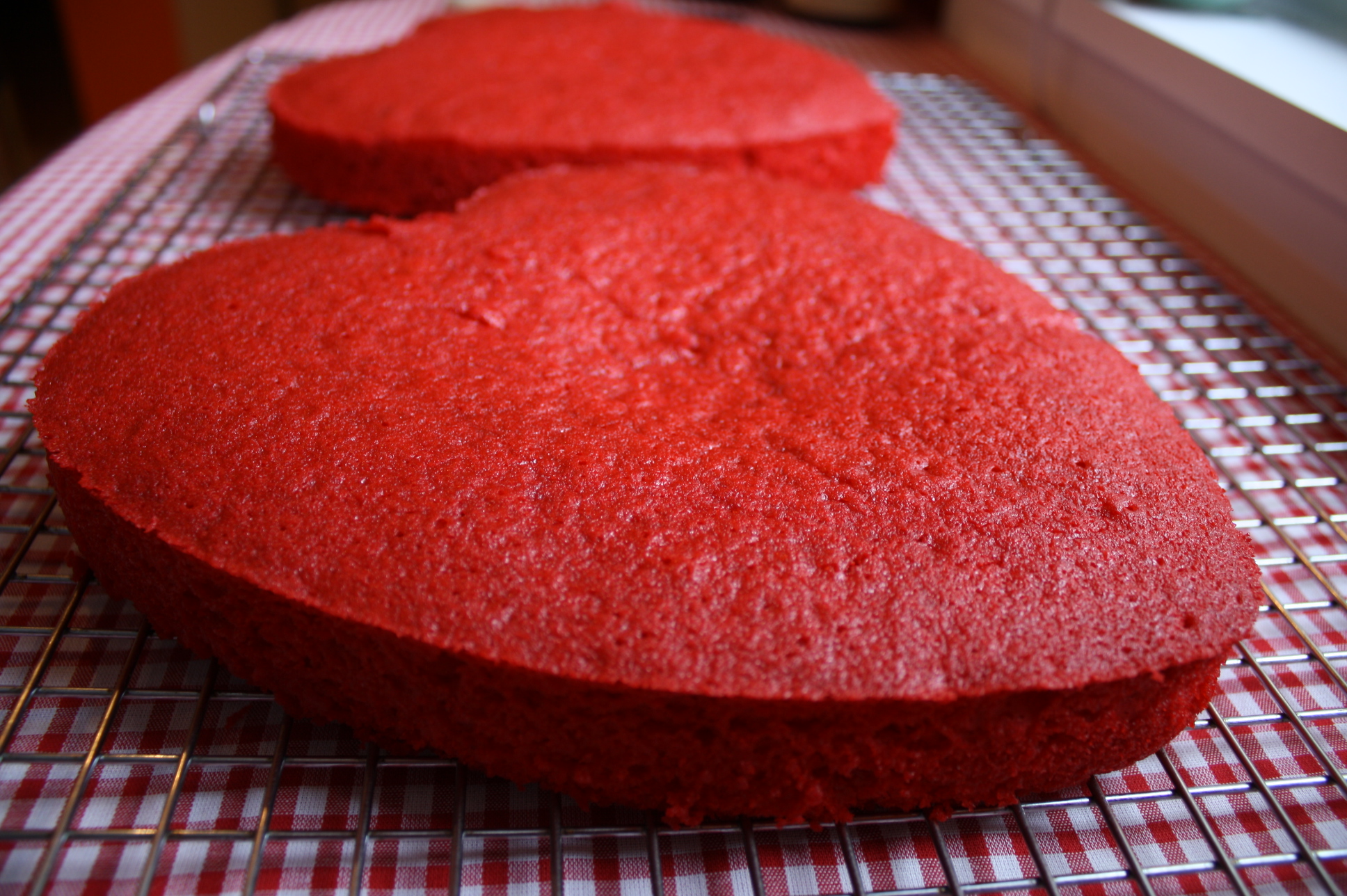 Heart Shaped Red Velvet Cake - HungryForever Food Blog