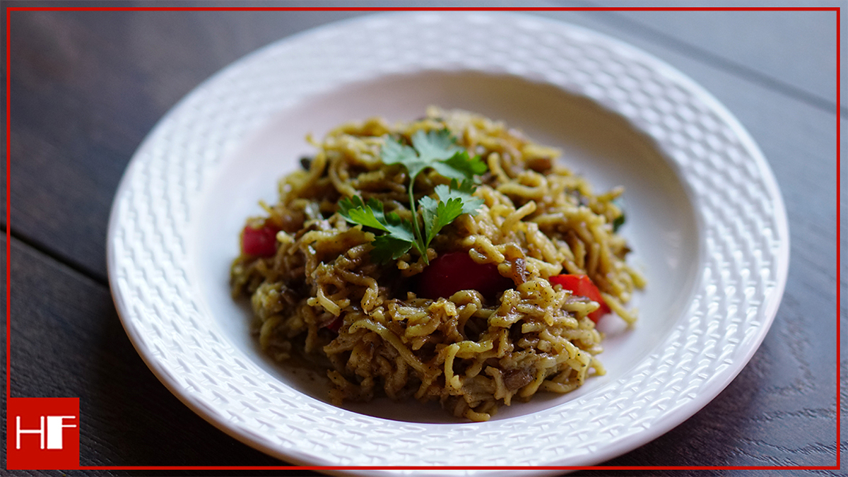 Cheesy Mushroom Maggi Recipe | Mushroom Maggi | HungryForever