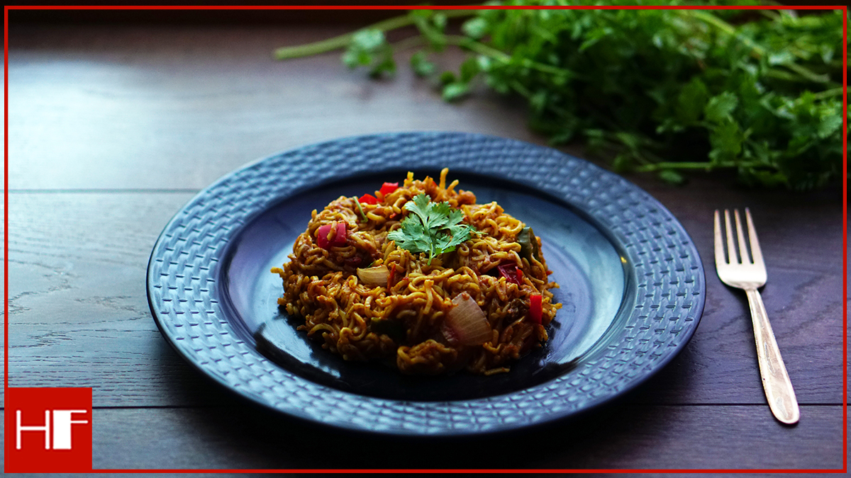 Spicy Chili Maggi Recipe | Chilli Maggi | HungryForever