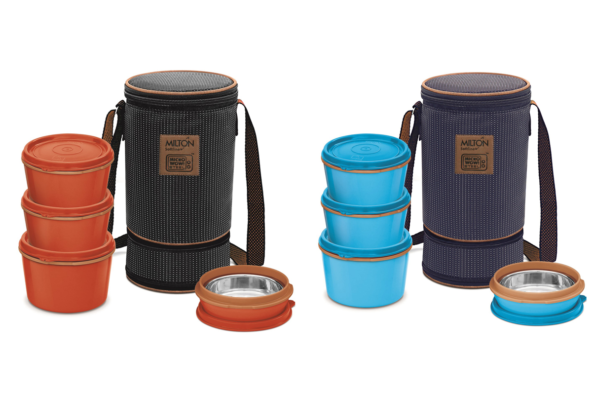 Milton Introduces New & Super-Efficient ‘Flexi Tiffin 3+1 ...