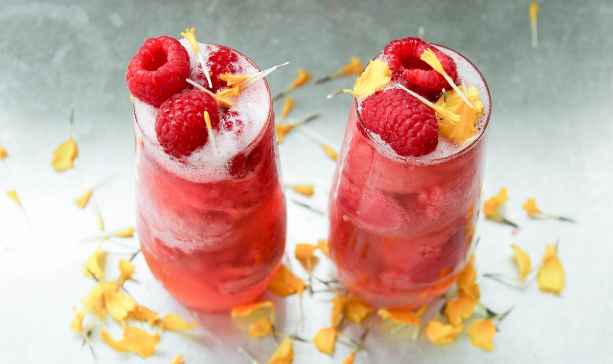 Raspberry Floater - HungryForever Food Blog