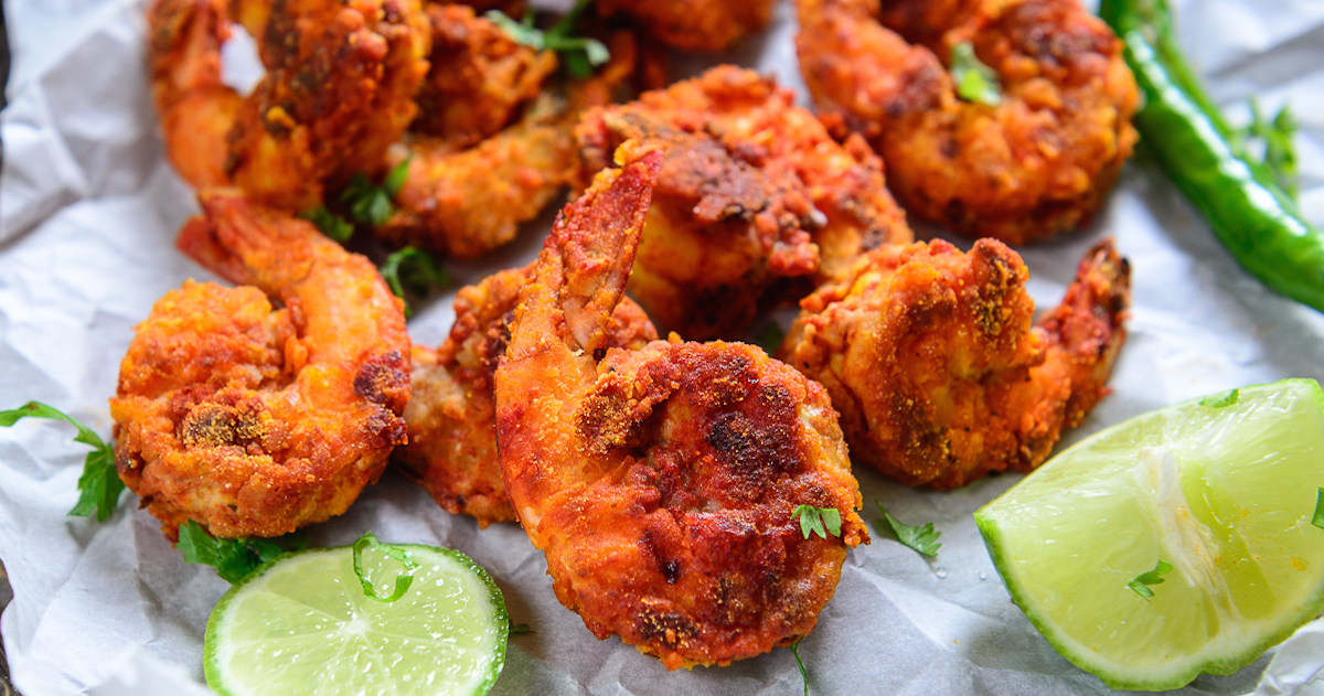 Shrimp Pakora Recipe (Hindi) - HungryForever Food Blog