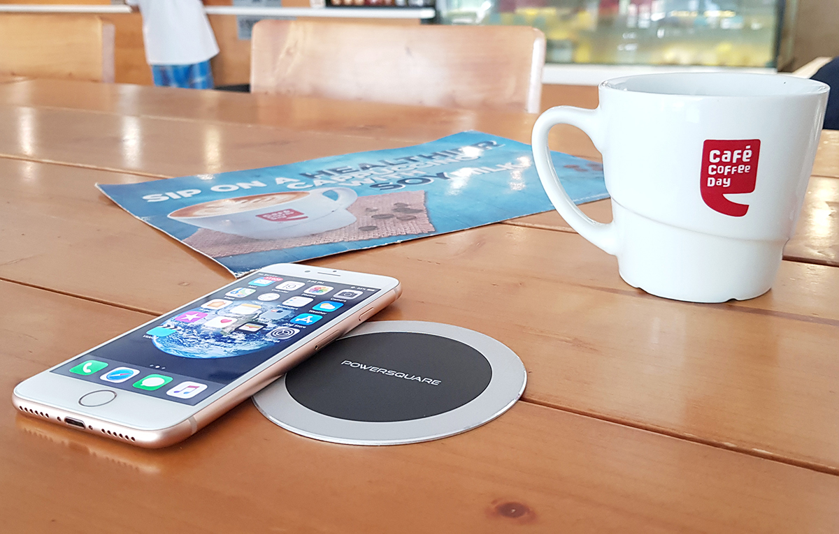 Café Coffee Day Introduces Wireless Charging In More Than 100 Cafes In ...