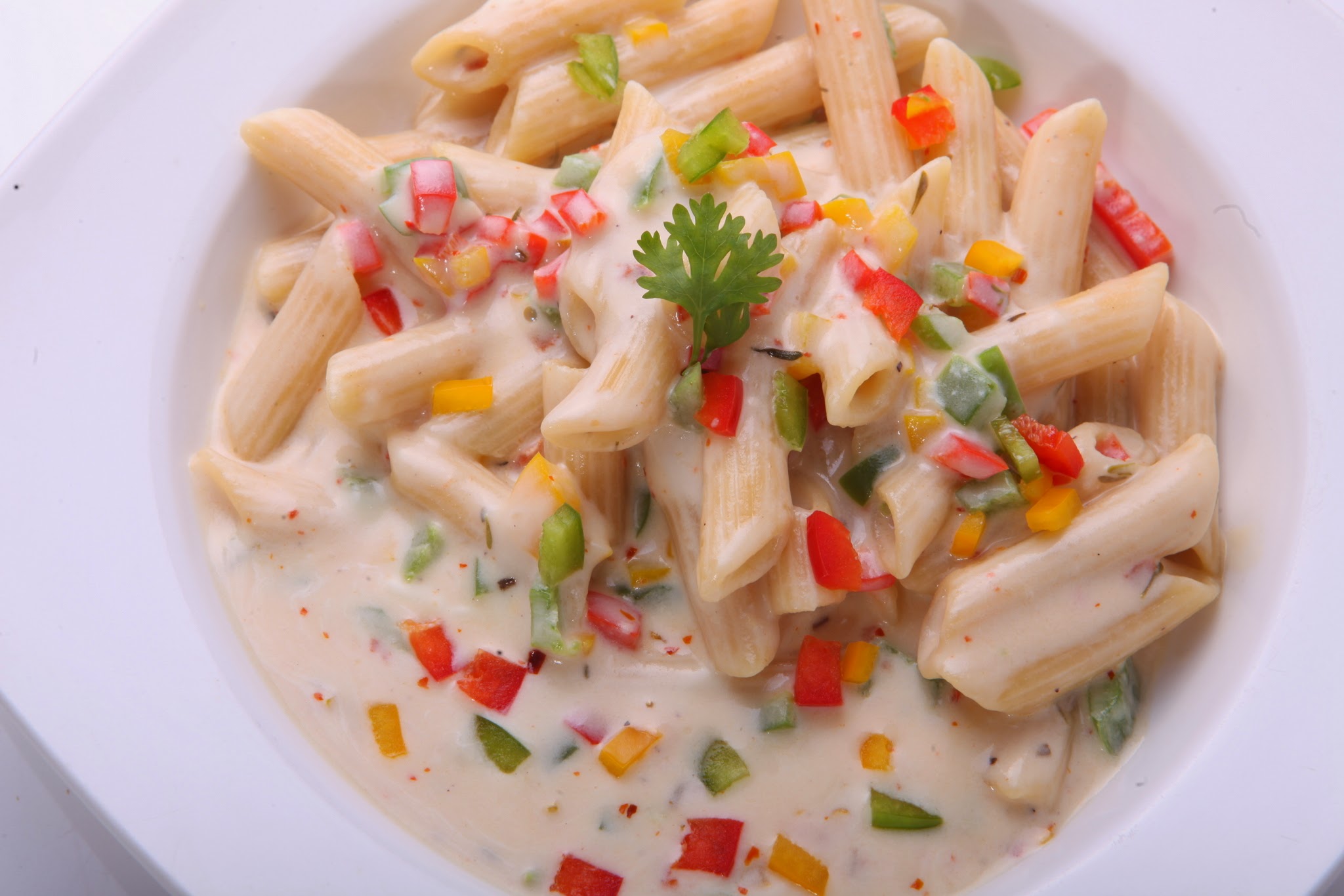 White Sauce Pasta Recipe | White Pasta Recipe | Awesomechef