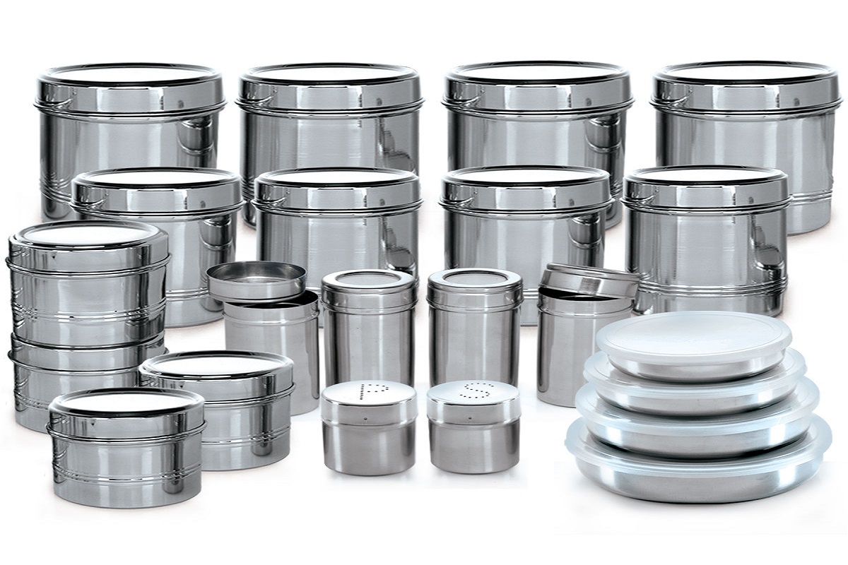 Best Silver Storage Container Set in India 2019 | Stainless Steel ...
