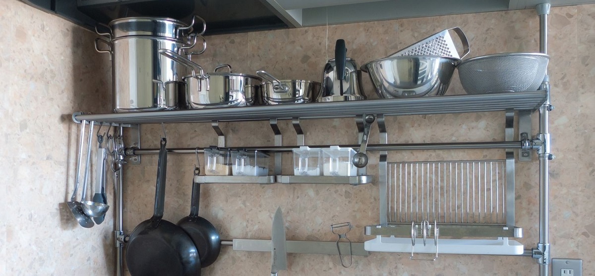 Kitchen Stainless Steel Rack in India 2019 | HungryForever