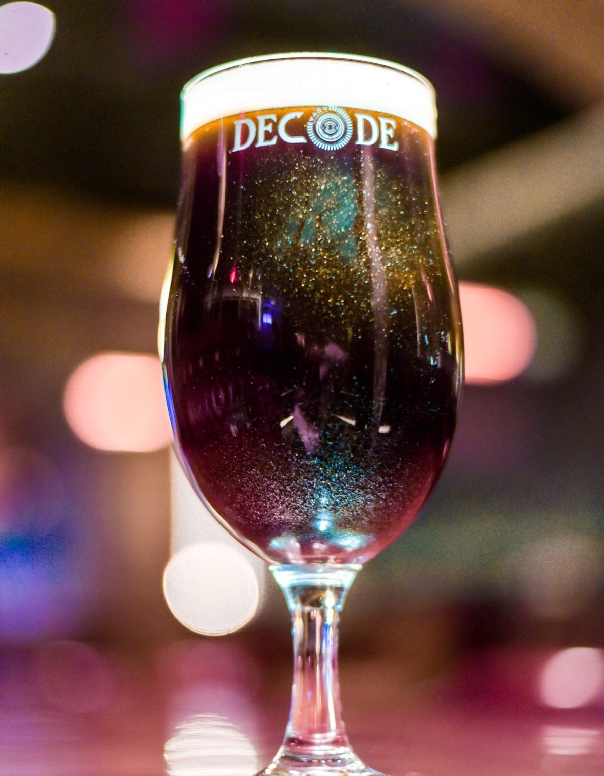 Try The Glitter Beer At Decode Air Bar - HungryForever Food Blog