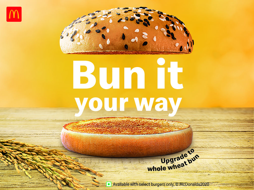 McDonald’s India Introduces Whole Wheat Bun | Hungry Forever